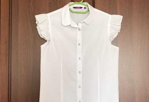 Блузка рубашка белая новая рост 164