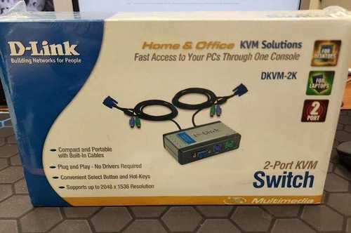 2-port kvm switch dkvm- 2k