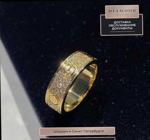 Cartier кольцо Love