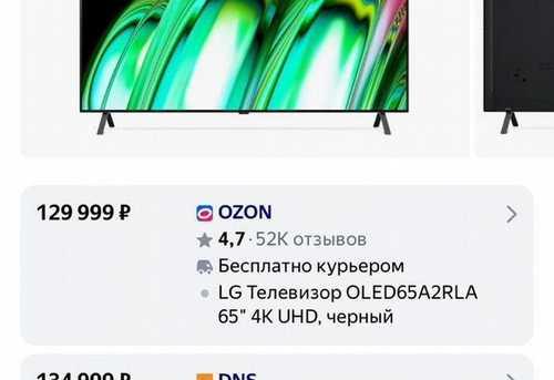 Телевизор LG oled65A2RLA