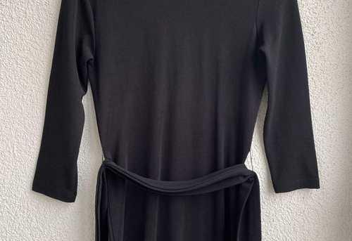 Платье миди женское черное 40 42 размер, xs