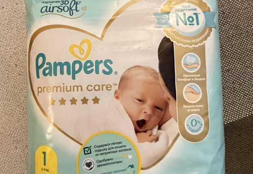 Подгузники pampers premium care 1(3-5 кг)