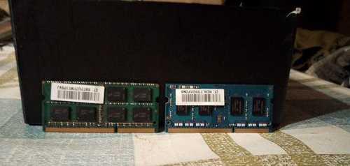 Оперативная память для ноутбука DDR3 6 gb 4+2