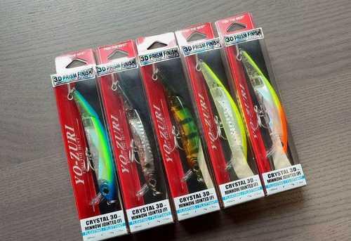 Воблер Yo-Zuri Crystal 3D Minnow Jointed F1096