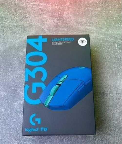 Новая мышка-Logitech G304(синяя)