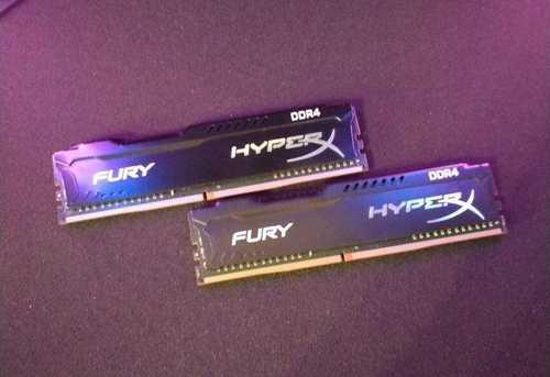 16 Gb (2x8gb) DDR4 2400 Mhz Kingston HyperX Fury