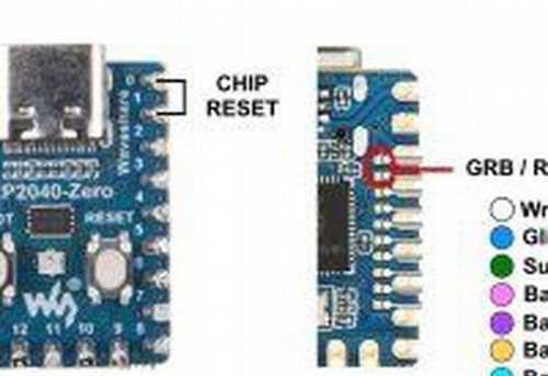 Чип PicoFly, Raspberry PI RP2040-Zero, пико флай