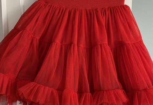 Красная юбка-пачка на 5 лет