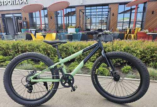 Велосипед timetry Черно-зеленый