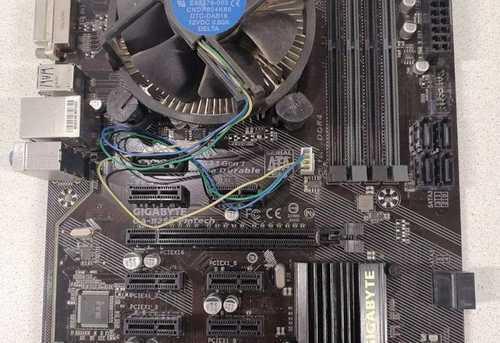 Мат. плата B250-fintech + Intel Pentium G4400