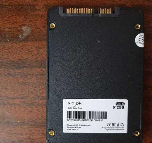 Ssd SATA 512gb vixion