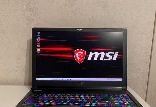 MSI GS 63 Core I7 8RE