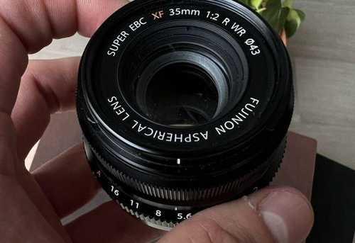 Объектив Fujifilm super ebc xf 35mm 1:2 r wr
