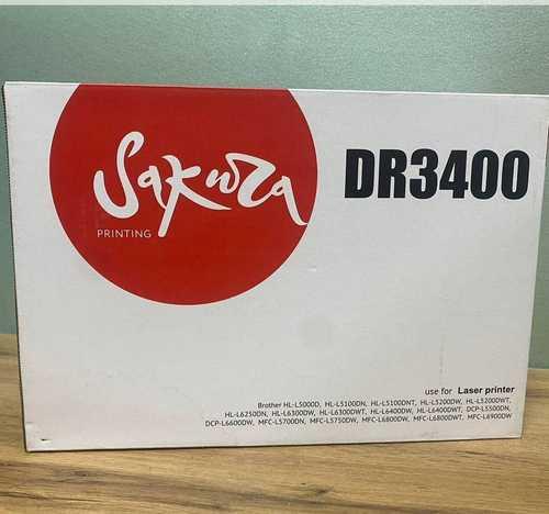 Фотобарабан DR-3400 для Brother L6300DW, HL-L5200D