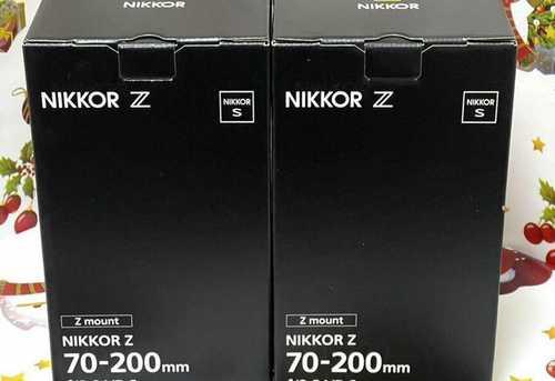 Nikon-Nikkor Z 70-200mm f/2.8 VR S новый