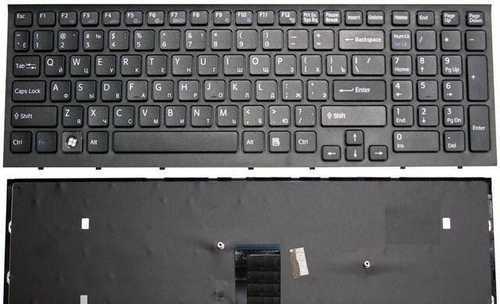 Клавиатура для ноутбука Sony Vaio VPC-EB черная с