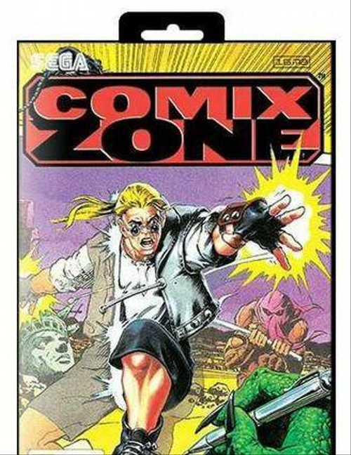 Игра Comix Zone для Sega 16 bit, новый картридж