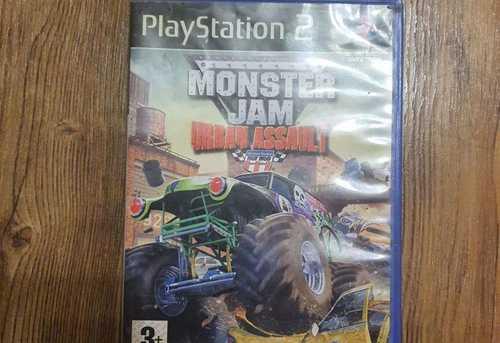 Playstation 2 диск лицензия Monster Jam