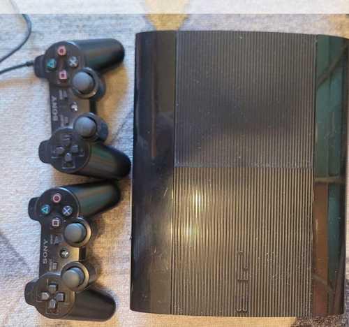 Sony playstation 3 и 2 джойстика