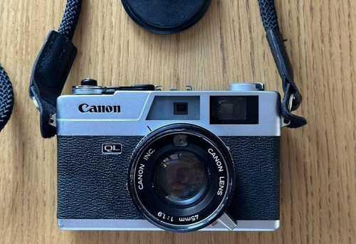 Плёночный фотоаппарат canon Canonet Q19
