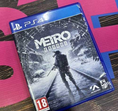 Игра metro exodus метро исход ps4 диск