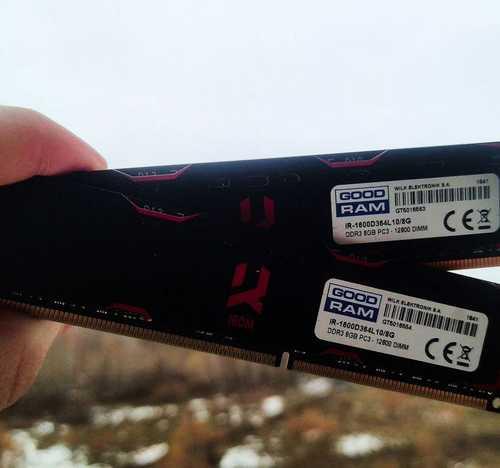 Оперативная память ddr3 8 gb Goodram Iridium