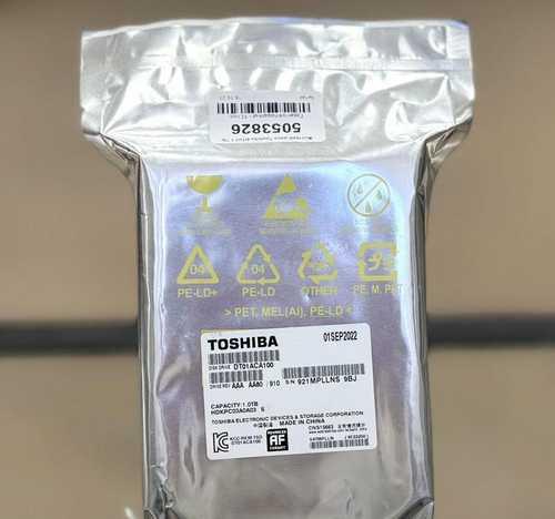 1Tb Жесткий диск 3.5" Toshiba Новый