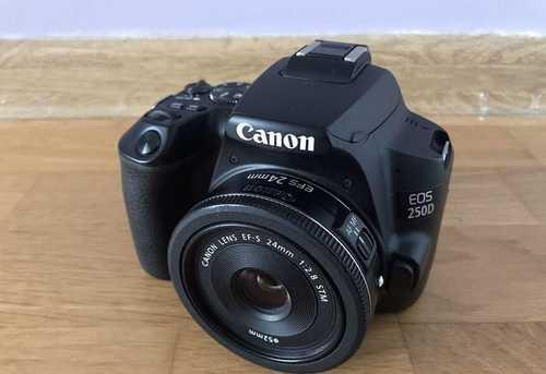 Canon 250D + 24mm f2.8 STM (пробег 3т)