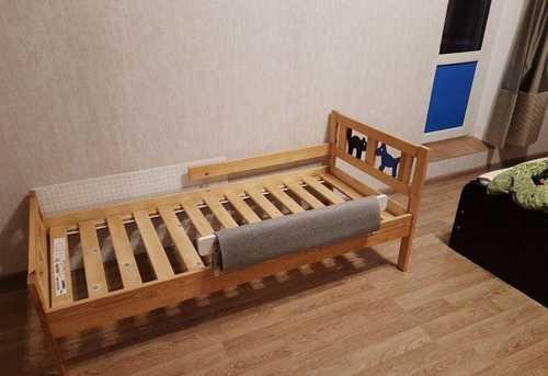 Детская кровать IKEA kritter 70 x 160 с матрасом