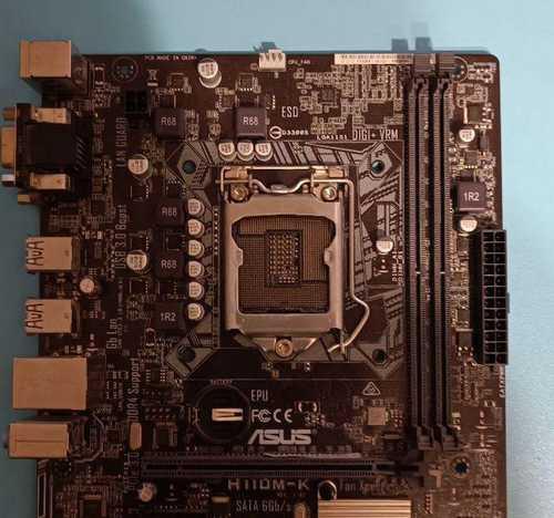 Материнская плата asus LGA1151 H110M-K