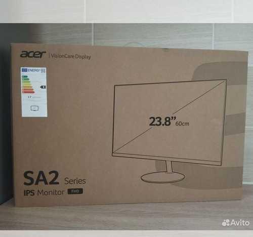 Новый монитор Acer 24" IPS 100Гц