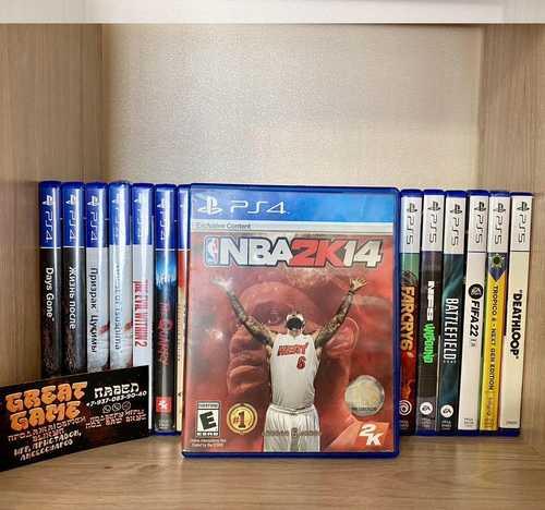 Игры PS4: NBA 2K14