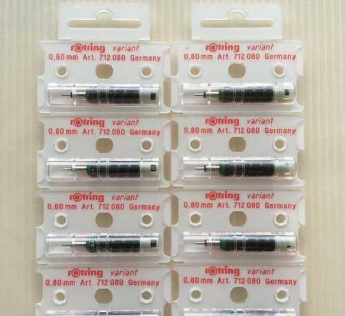 Рапитограф Rotring Variant, головки 0.8 мм