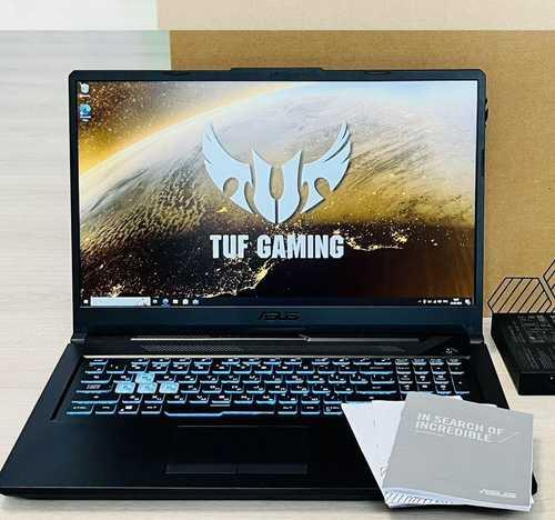 Игровой asus TUF 17,3/120Hz/i5-10th/GTX1650ti/16gb