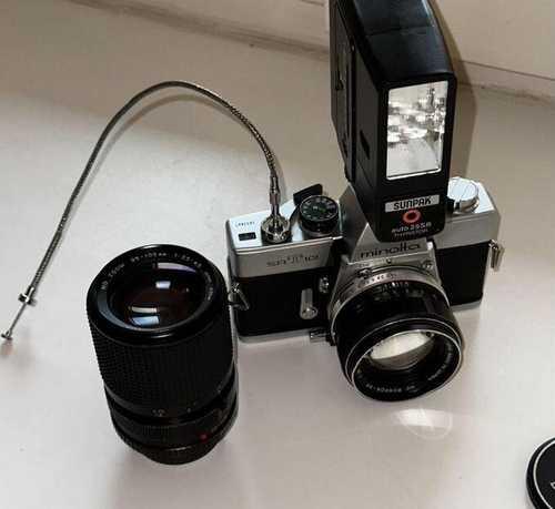 Пленочный фотоаппарат Minolta 101 + объективы