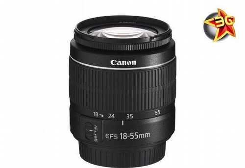 Объектив Canon EF-S 18-55mm f/3.5-5.6 III Новый