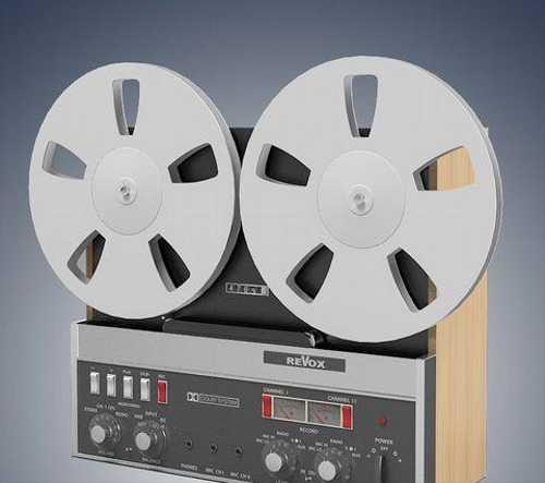 Катушечный магнитофон Revox A-77 панель