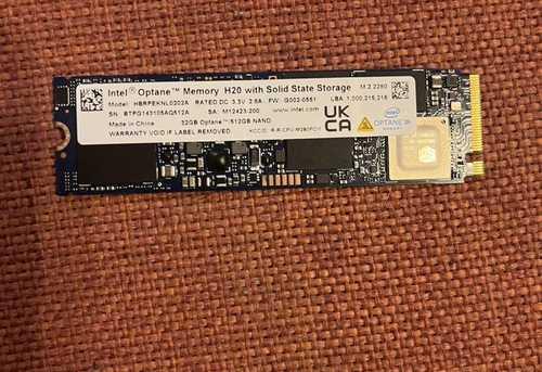 SSD intel optane H20 512gb