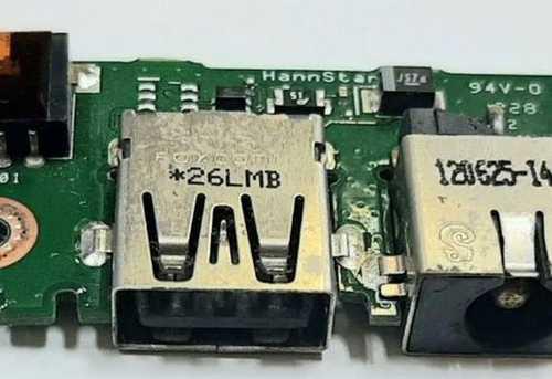 Плата питания + USB для Asus X401A. Отп. в регионы