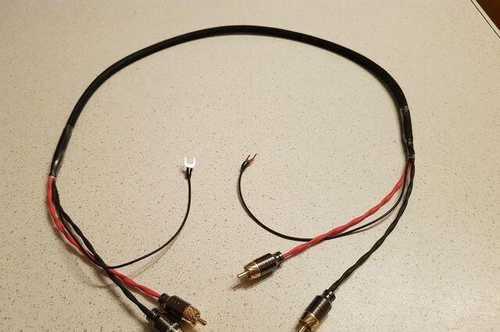 Phono кабель для виниловых проигрывателей. 1 метр