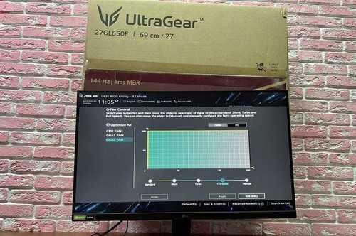 Игровой монитор LG 27'' UtraGear144 Hz IPS