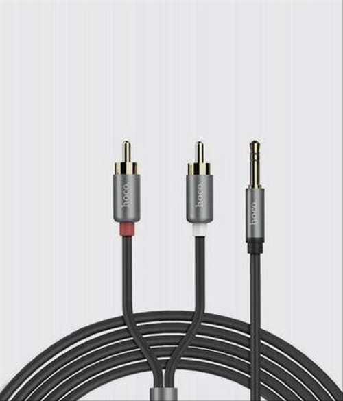 Аудиокабель AUX Jack 3.5mm to 2xRCA hoco