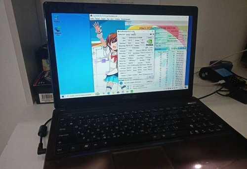 Ноутбук 15.6" ASUS K53SC, Core i5-2430M, GeForce GT 520MX 1 ГБ