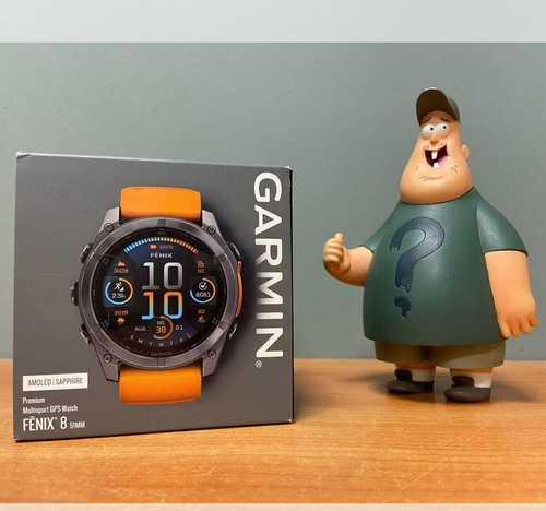 Garmin Fenix 8 51mm Amoled Sapphire Titanium (новы