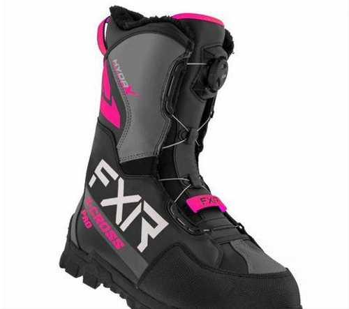 Ботинки женские FXR X-Cross Pro BOA Black/Fuchsia