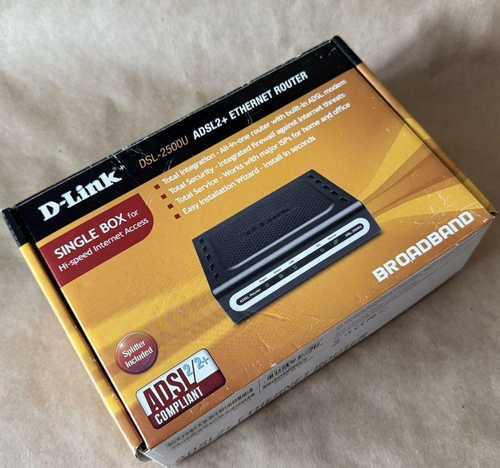 Wi-fi роутер D-Link DSL-2500U