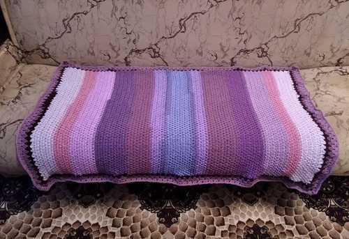 Вязаное одеяло ручной работы
