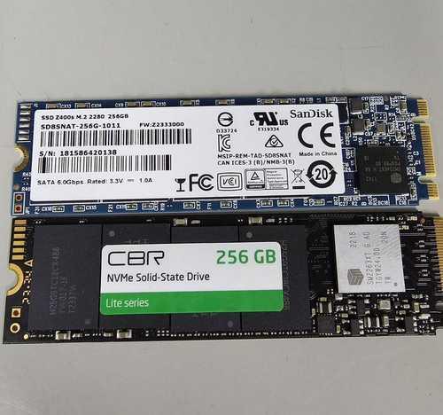 Ssd m2 nvme 256GB бу