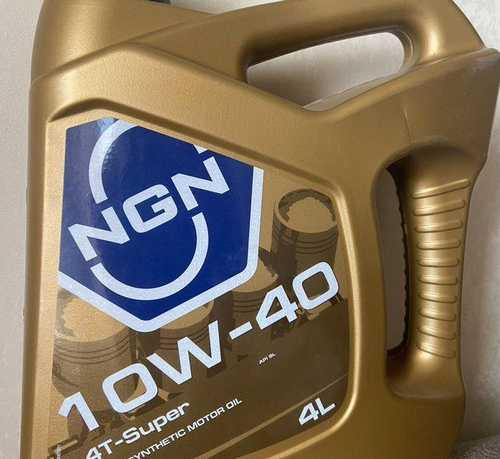 Полусинтетическое масло NGN 4T Super 10w-40