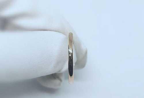 Обручальное золотое кольцо 21 размер
